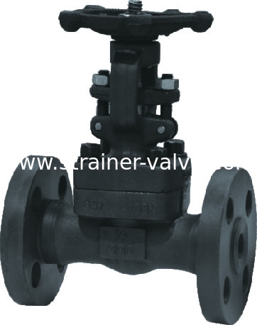 A105 Flanged RF Gate Valve, Forged Carbon Steel Api Manual Handwheel ...