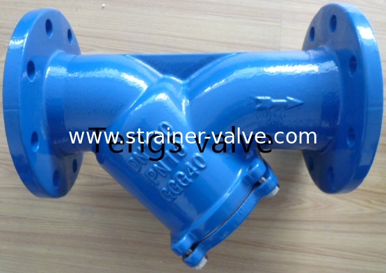 Ductile Iron and Cast Iron Y Strainer, Epoxy Coating Y Type Strainer ...