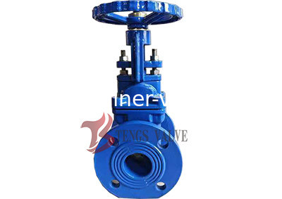 GGG50 Resilient Wedge Gate Valve, Ductile Iron, DI Manual Rising Stem ...