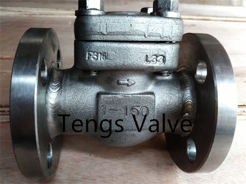 Forged Stainless Steel F316/F304 Bolted Cover Flanged RF Lifting Check ...