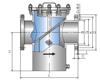 Quick Opening Strainer, Davit Cover Flanged Industrial Basket Strainer ...